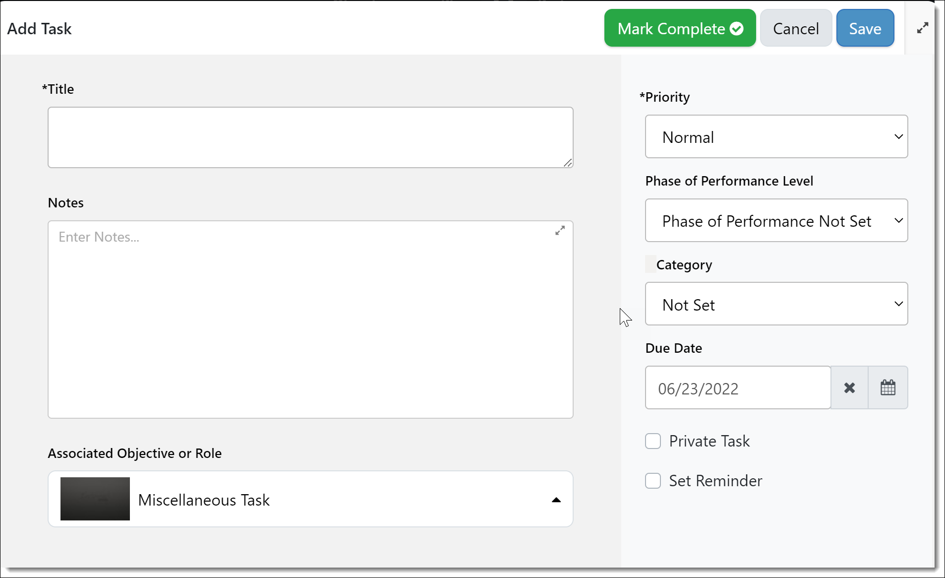 FAQ: How to Add a Task